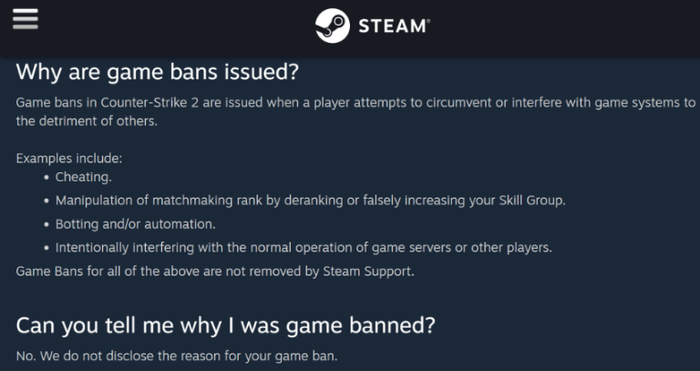 Can You Get Unbanned from CS2? - Everything You Need to Know