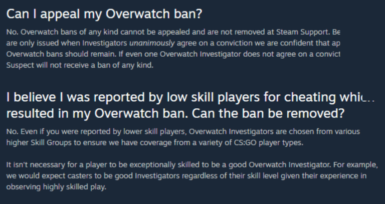 How Long Is Overwatch Ban in CS2? - Ban Duration Explained
