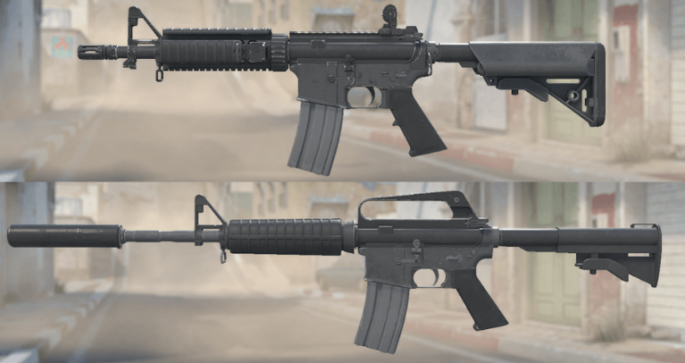 M4A4 vs M4A1-S Comparison - Which One to Choose in CS2?