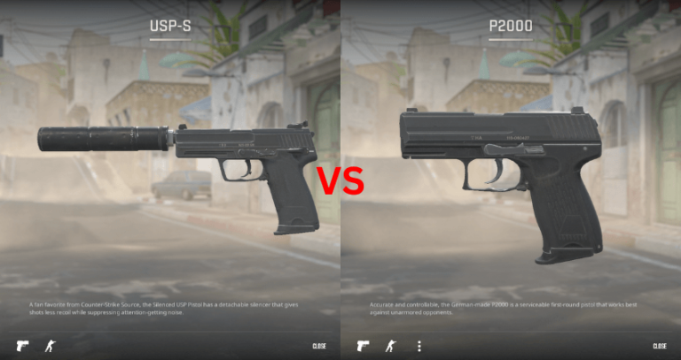 USP-S vs P2000 Comparison - Which One to Choose in CS2?