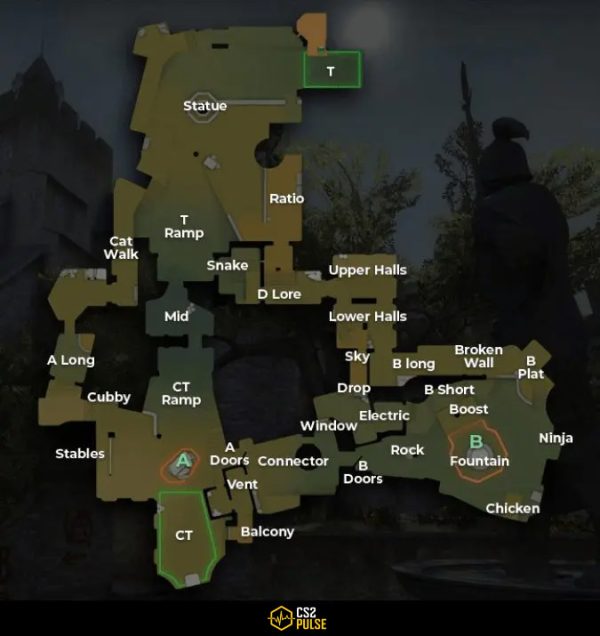 Cs2 Cobblestone Callouts Learn All 2025 Cobblestone Map Callouts
