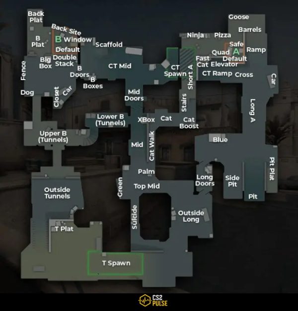 CS2 Callouts - Learn All CS2 Map Callouts in One Place