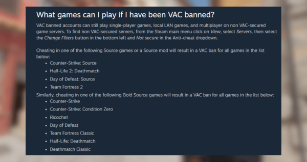 If You are VAC Banned On CSGO Can You Play CS2? - What to Expect