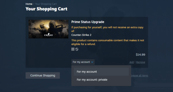Can You Gift Prime In CS2? - Here’s What You Should Know