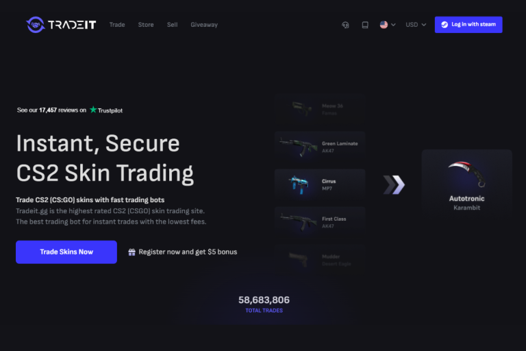 Tradeit.GG Review 2025 - We Reviewed the Platform