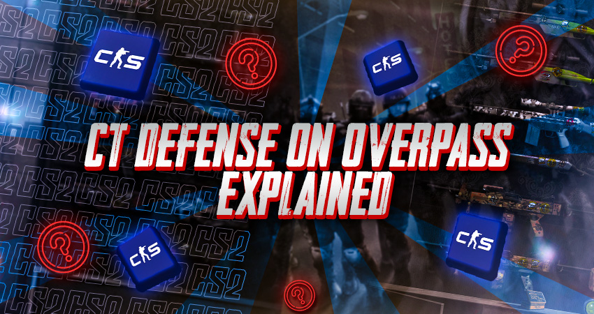 CT Defense on Overpass Explained - CS2 Lesson by v1dma