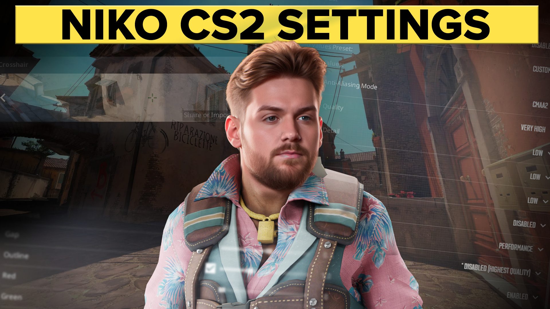 NiKo CS2 Settings, Crosshair, Config & Gear (2025)