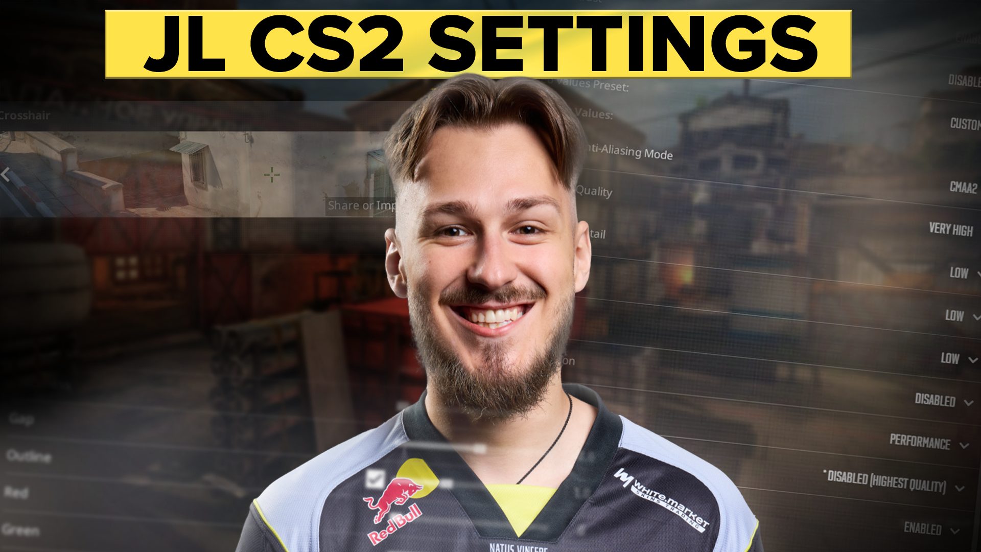 jL CS2 Settings, Crosshair, Config & Gear (2026)