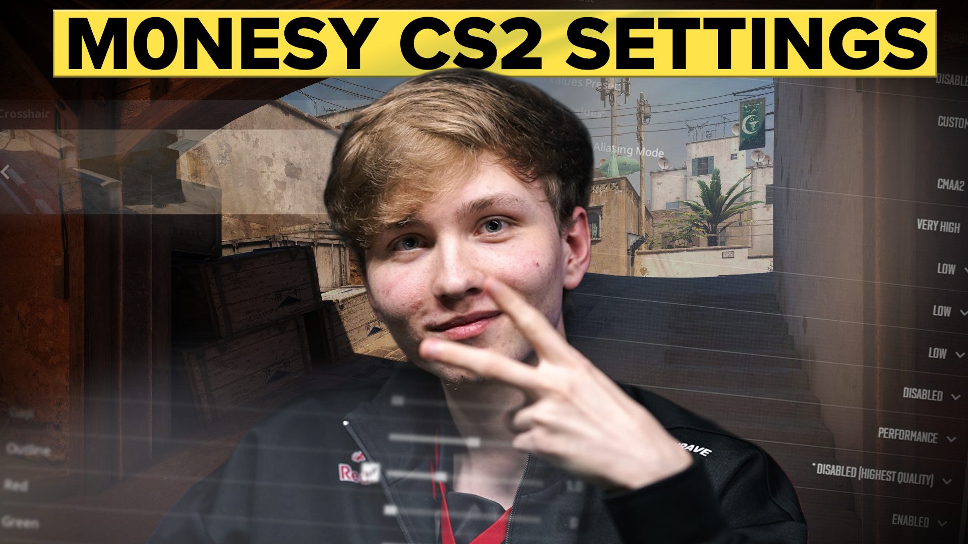 m0NESY CS2 Settings, Crosshair, Config & Gear (2026)