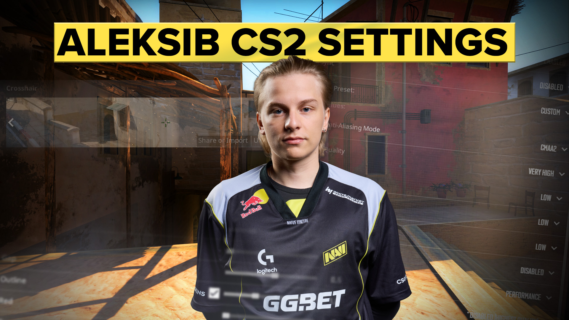 Aleksib CS2 Settings, Crosshair, Config & Gear (2026)