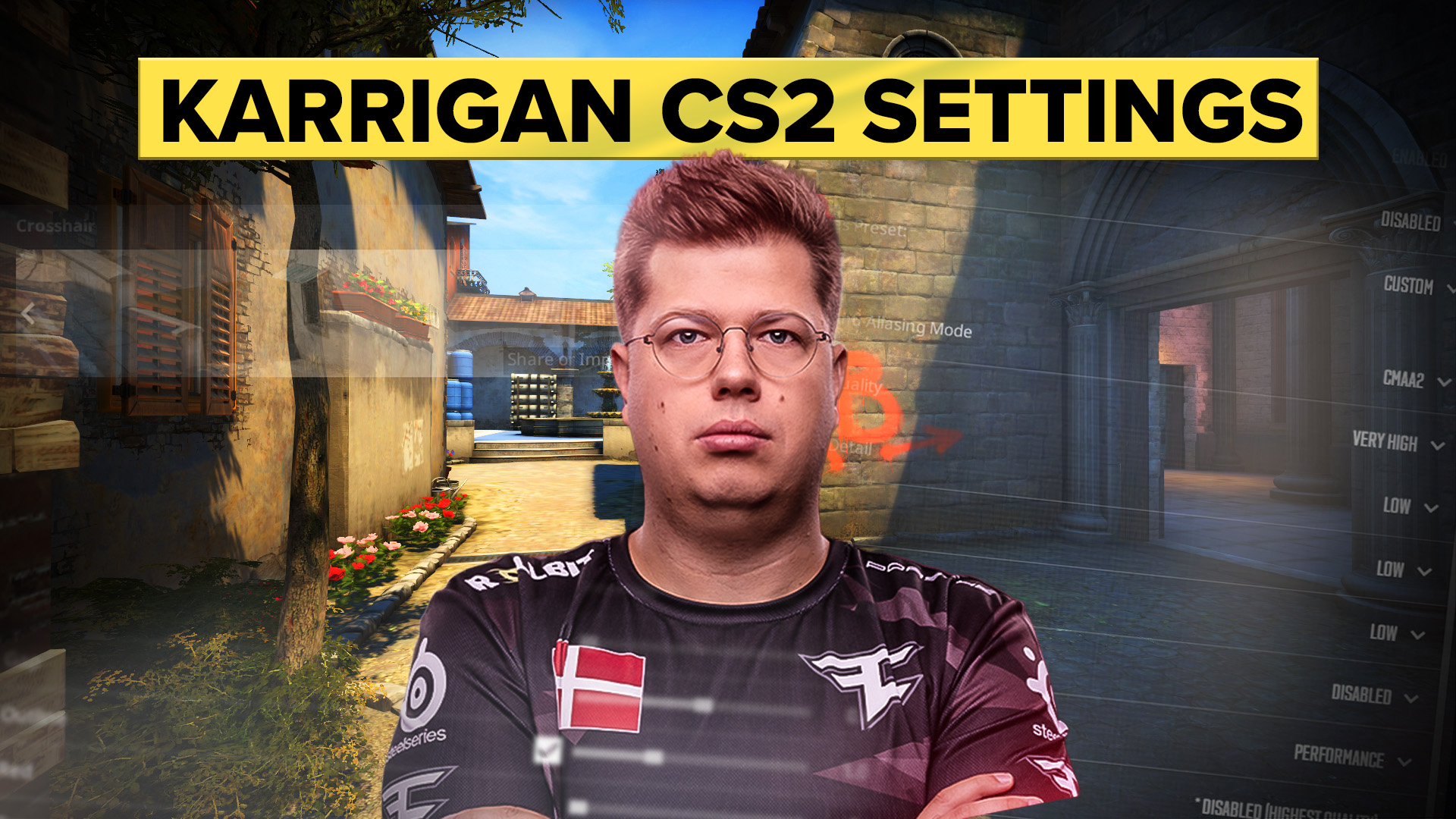 karrigan CS2 Settings, Crosshair, Config & Gear (2025)
