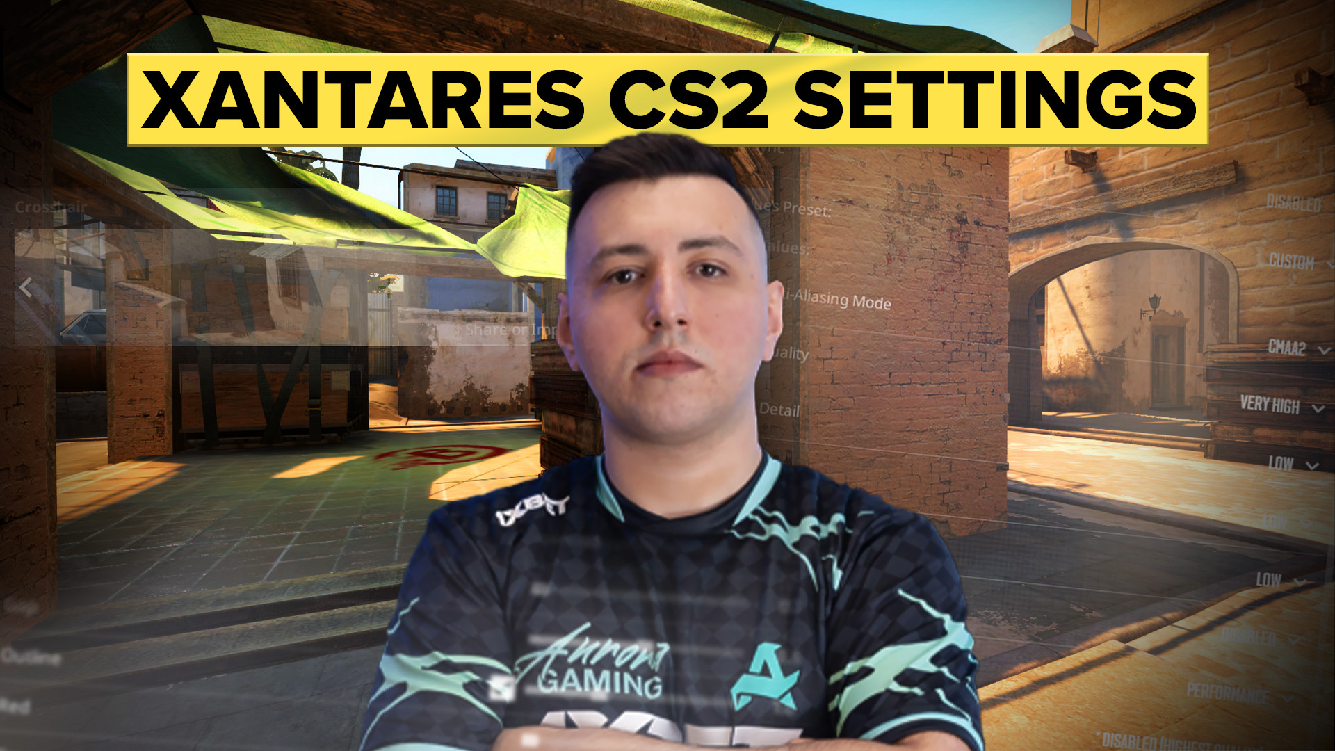 XANTARES CS2 Settings, Crosshair, Config & Gear (2026)